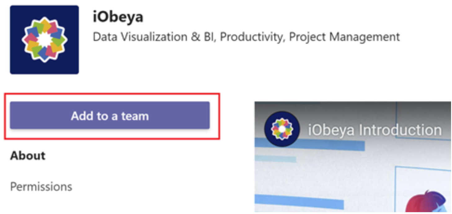 How to : connect iObeya to your MS Teams - Resource Center