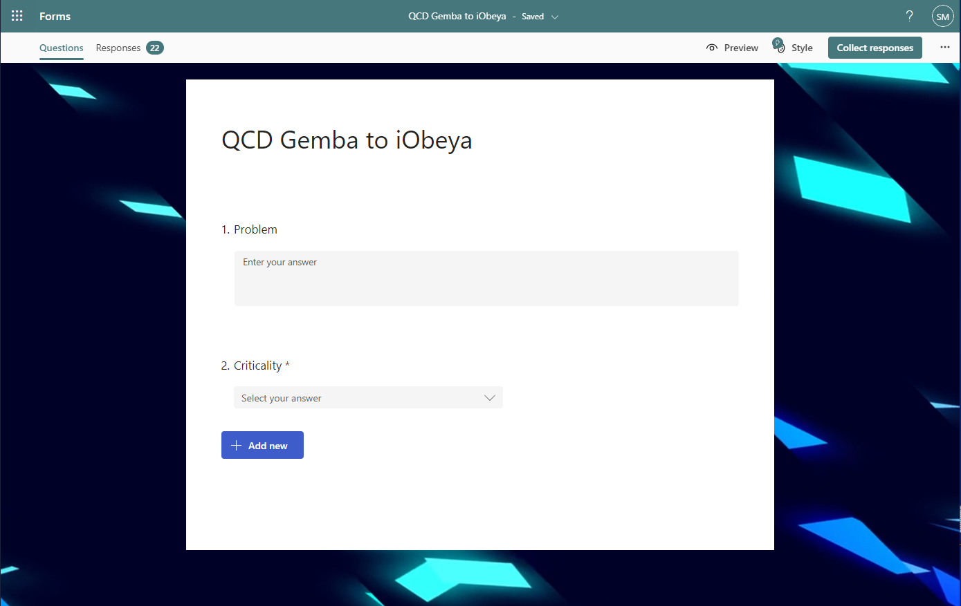 Create Gemba Walk Process with Forms, Power Automate & iObeya ...