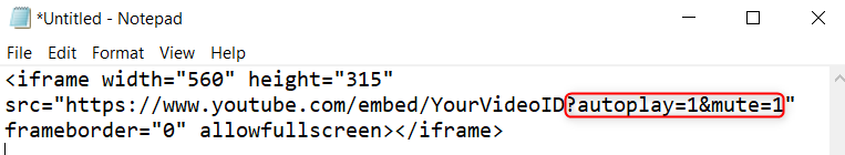How to enable automatic playback of a YouTube video using the web content option in iObeya ...